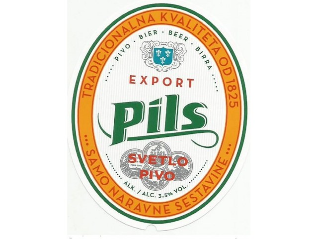 PILS LASKO pivska etiketa
