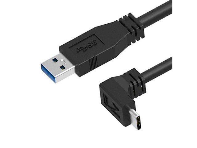 Kabl 3.2 USB A - USB 3.1 tip C M/M 5 metara, pod uglom!