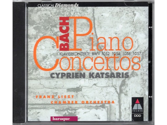 Bach - Cyprien Katsaris ‎– Klavierkonzerte  [CD]