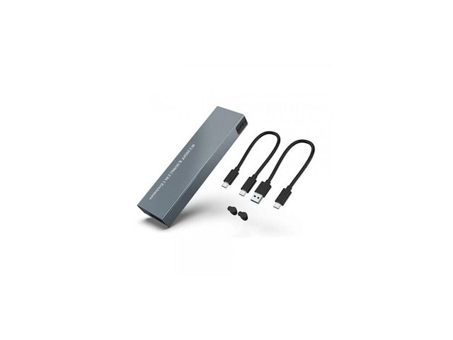 Kućište aluminijumsko Zeus za M.2 NVME USB 3.0/3.1!