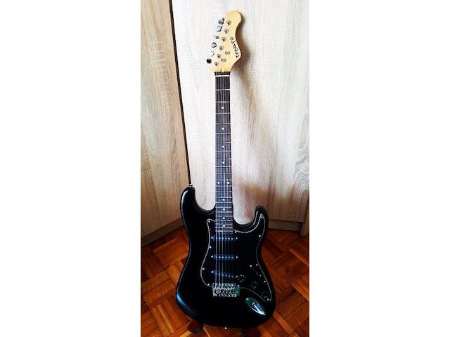Tenaro Stratocaster električna gitara + oprema