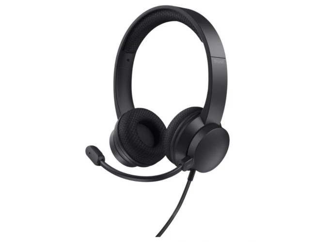 TRUST AYDA USB-ENC PC HEADSET crne slušalice