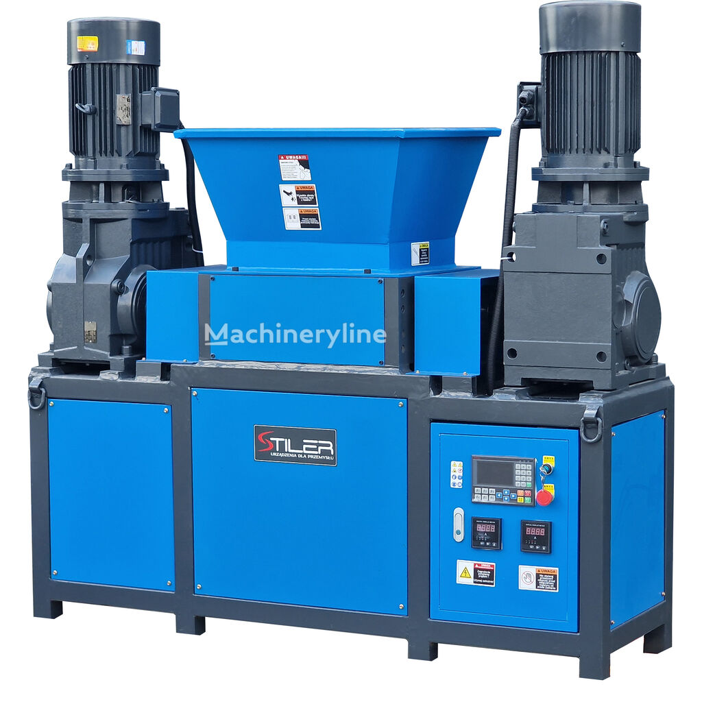 Novi Stiler Młyn dwuwałowy SHREDDER 15 kW (2x7,5 kW), SHREDDER DOUBLE SHAFT industrijski šreder