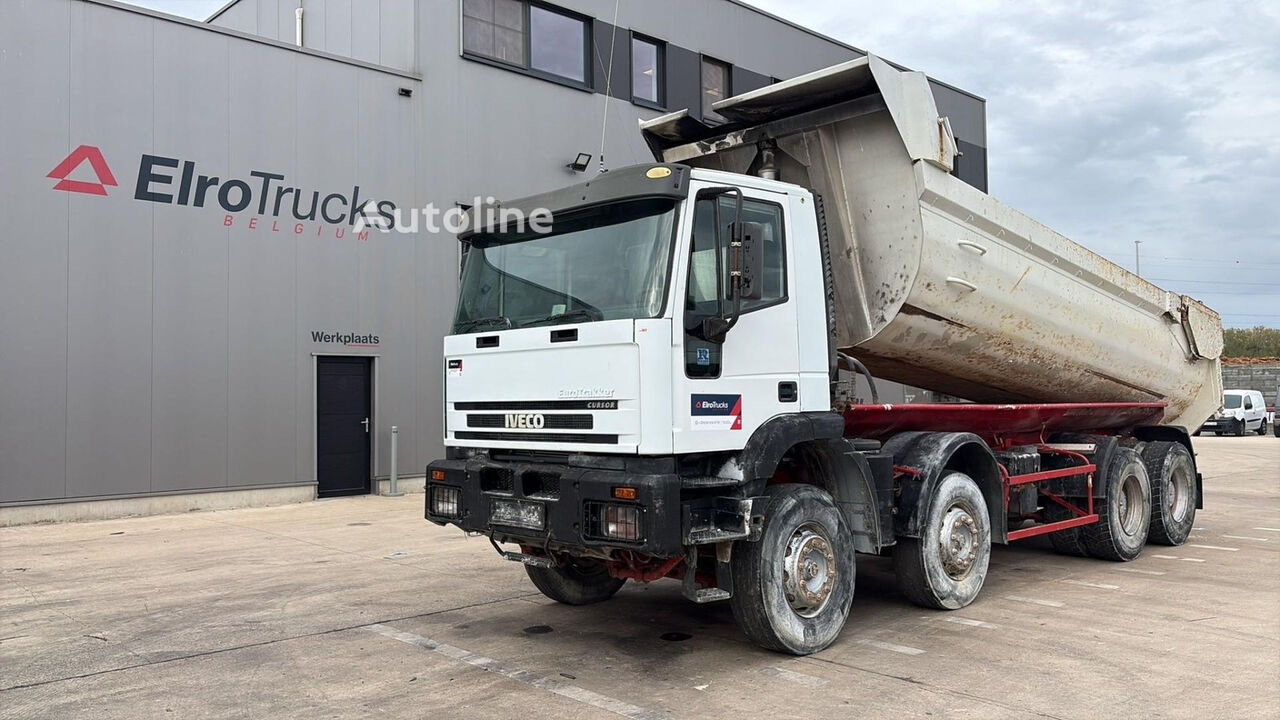 IVECO EUROTRAKKER 320 E 35 (GRAND PONT / LAMES / POMPE MANUELLE / 8X4 kiper