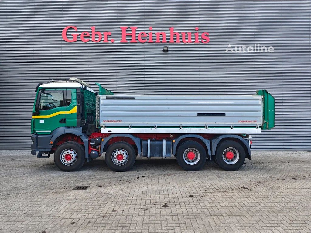 MAN TGS 35.470 8x4 Schwarzmuller 3 Seitenkipper kiper