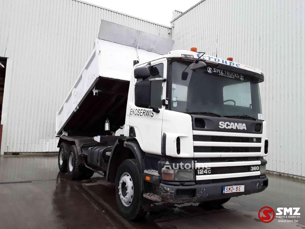 Scania 124 360 6x4 manual pump kiper