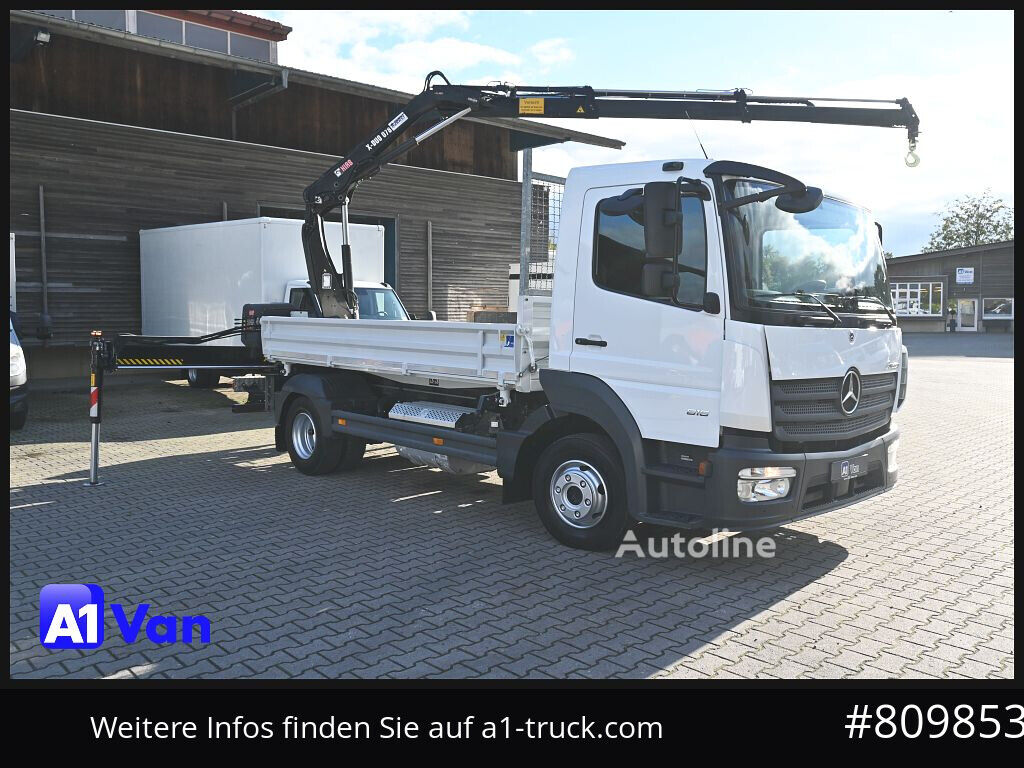 Mercedes-Benz Atego 816 Kipper Kran, Hiab, AHK, Klima kiper