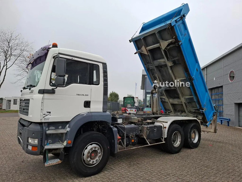 MAN TGA 26.310 / 6X4 / 2XBIG AXLE / 2SIDE TIPPER / ONLY:545423 KM / kiper
