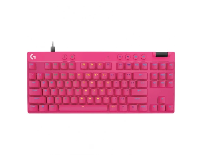 Logitech G Pro X TKL Rapid (920-013253) US bežična gejmerska tastatura roze