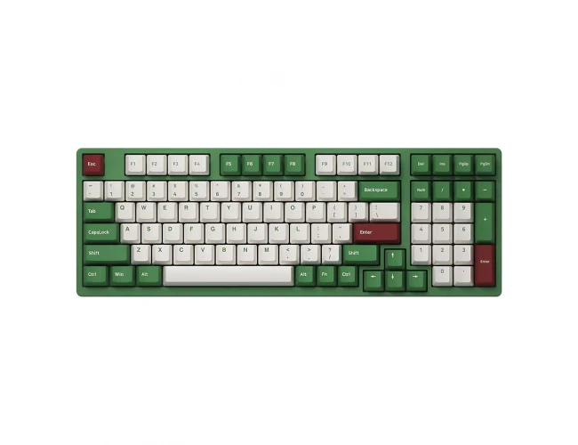 Akko 3098s Red Bean Matcha mehanička gejmerska tastatura zelena