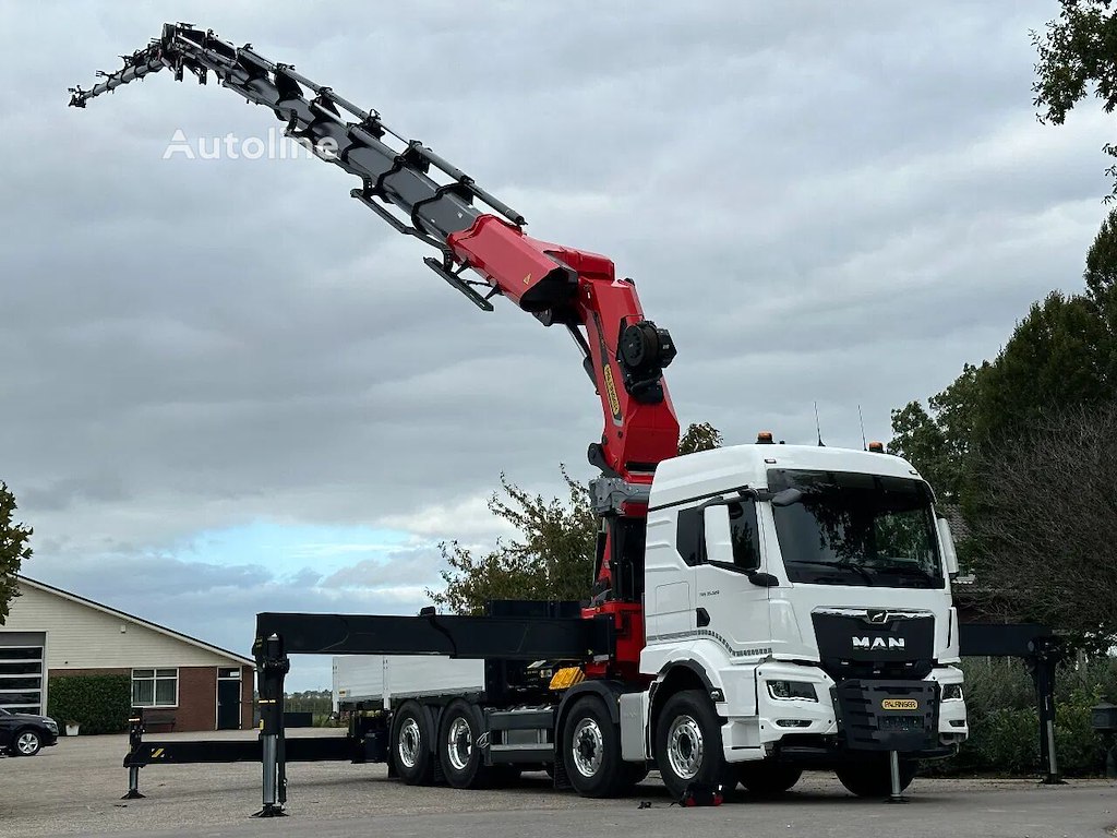 MAN TGS 35.510 8x2/4PALFINGER PK135002 TEC/FLYJIB/WINCH FULL OPTIONS kamion s ravnom platformom