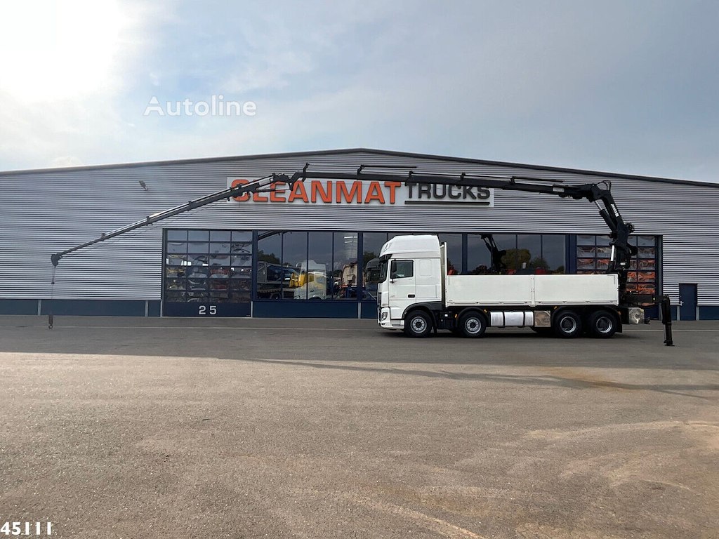 DAF FAD XF 510 Euro 6 Intarder MKG 29 Tonmeter laadkraan+Fly-Jib! Ju kamion s ravnom platformom