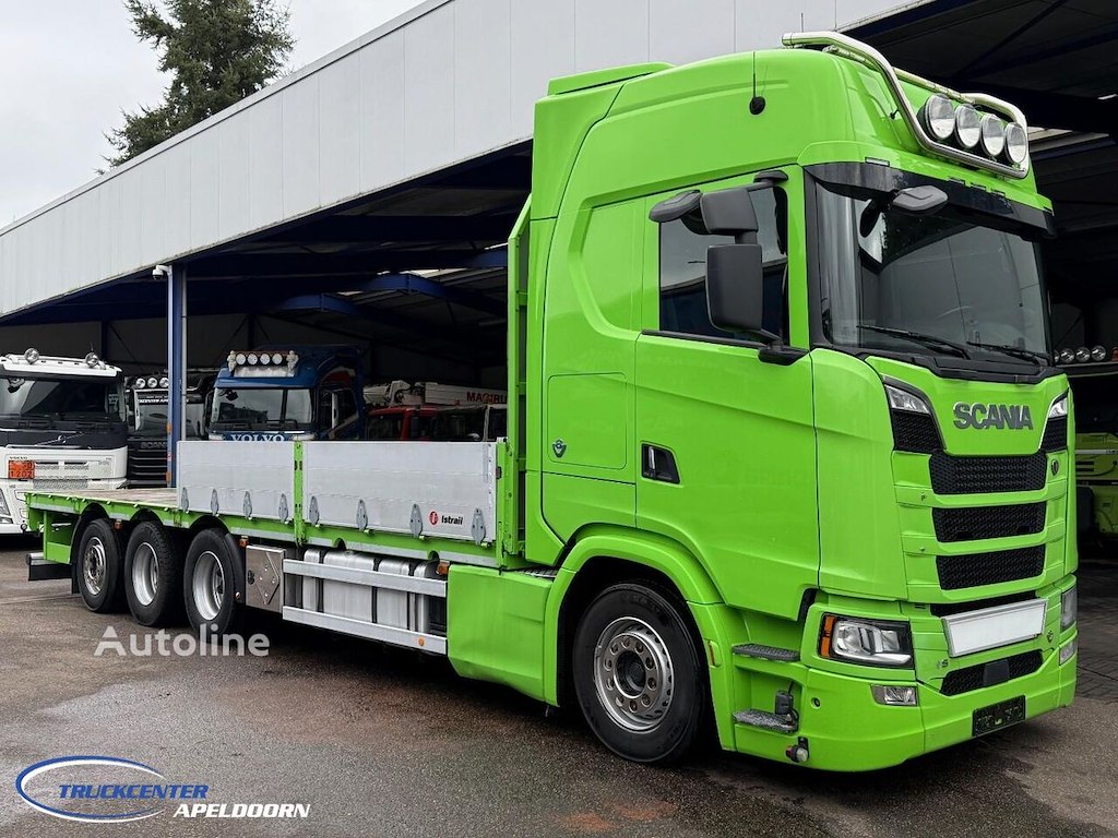 Scania R730 V8 NGS 8x4, Retarder, Twistlocks kamion s ravnom platformom