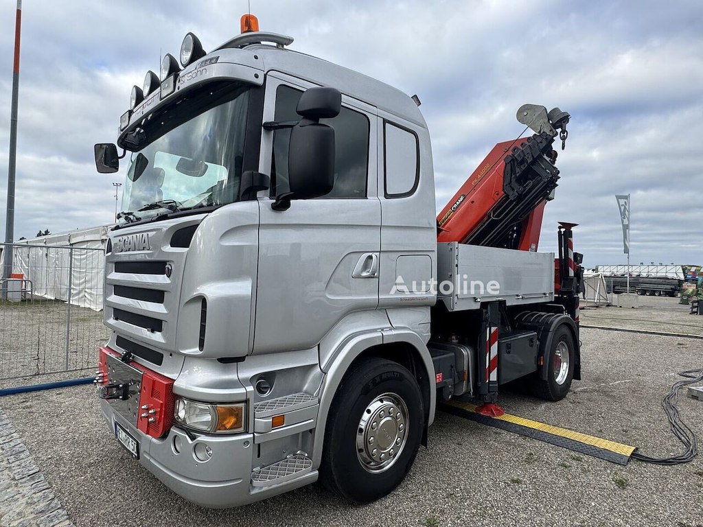 Scania R 500 kamion s ravnom platformom