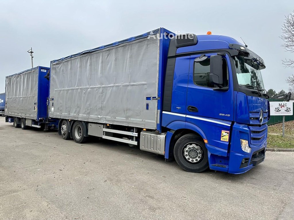 Mercedes-Benz Actros 2645 6x2 105m³ JUMBO + RETARDER + KRAN PALFINGER PK 19.00 kamion furgon