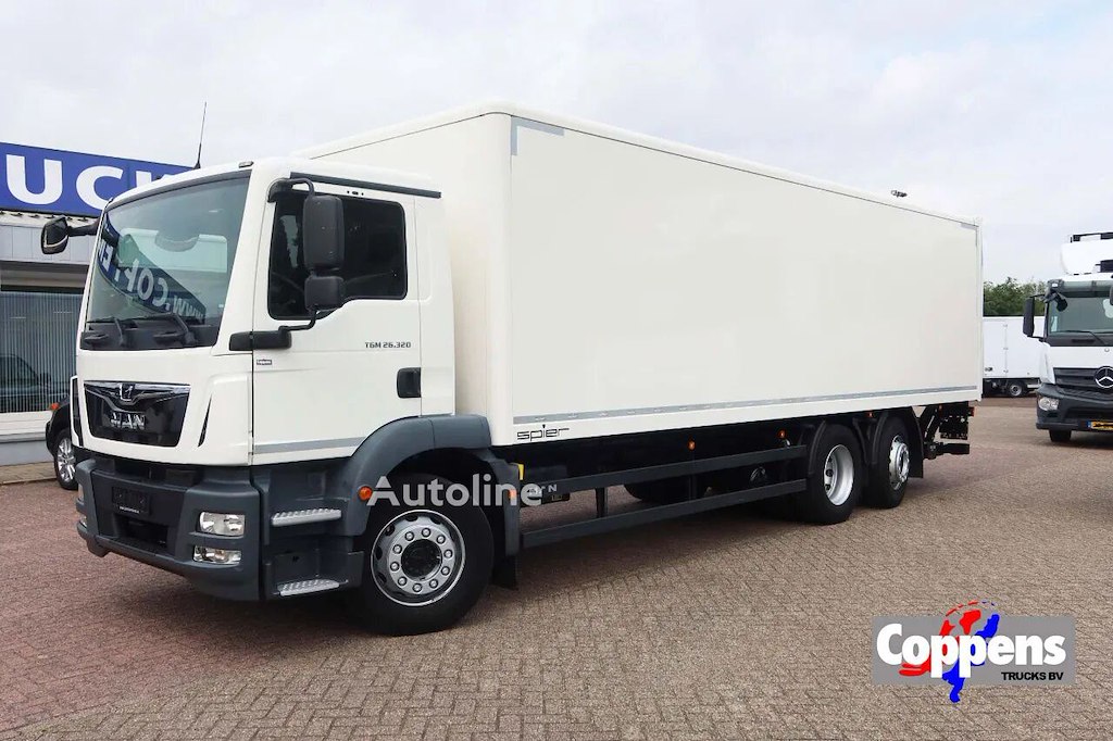 MAN 26.320 TGM Bak+Klep stuur lift as Bar klep 2.000 kg kamion furgon