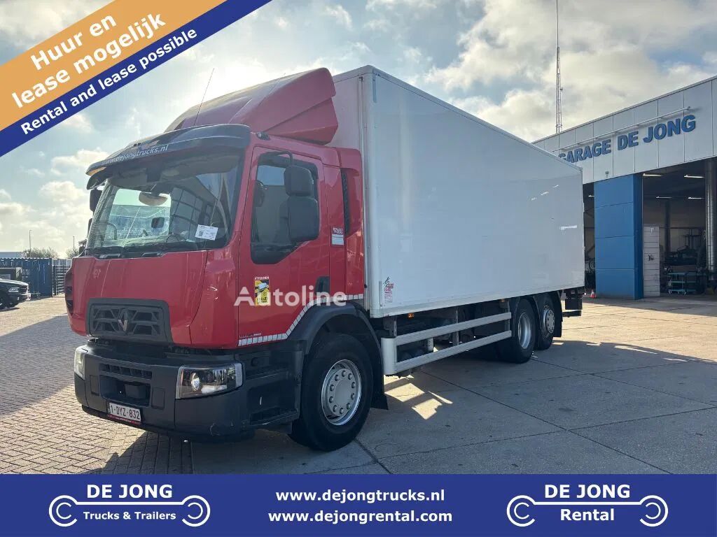 Renault D WIDE 320 6x2 / Closed box / Dhollandia kamion furgon