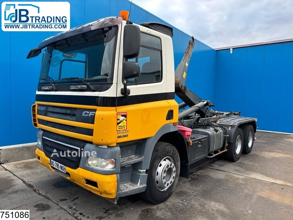 DAF CF 85 360 6x4, EURO 4, Dalby, Leaf suspension kamion rol kiper