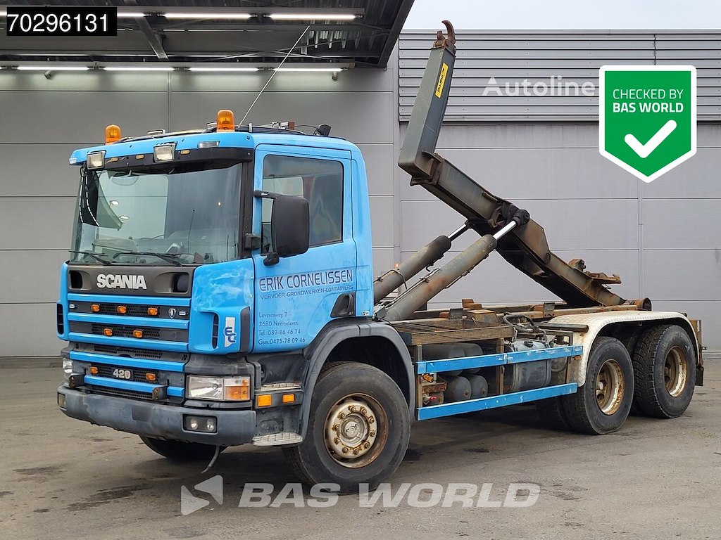 Scania 420 6X4 20tons Marrel THM 20000 Manual Retarder Steelsuspension kamion rol kiper