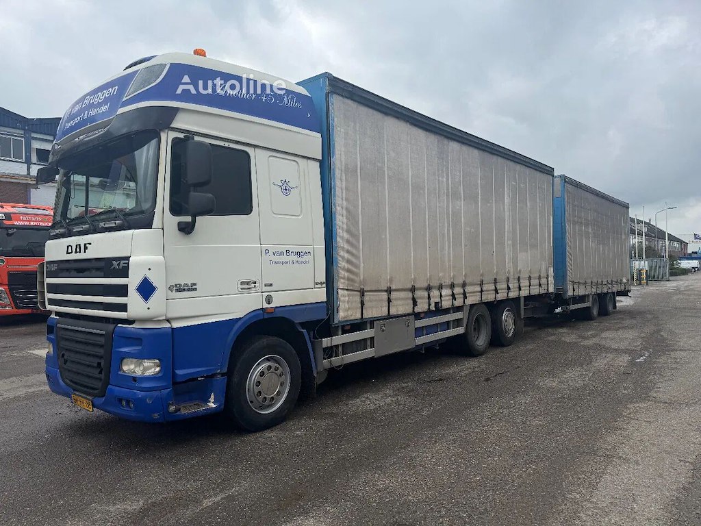 DAF XF 105.410 6X2 EURO 5 + GROENEWEGEN HANGER kamion sa klizna zavesa cerada