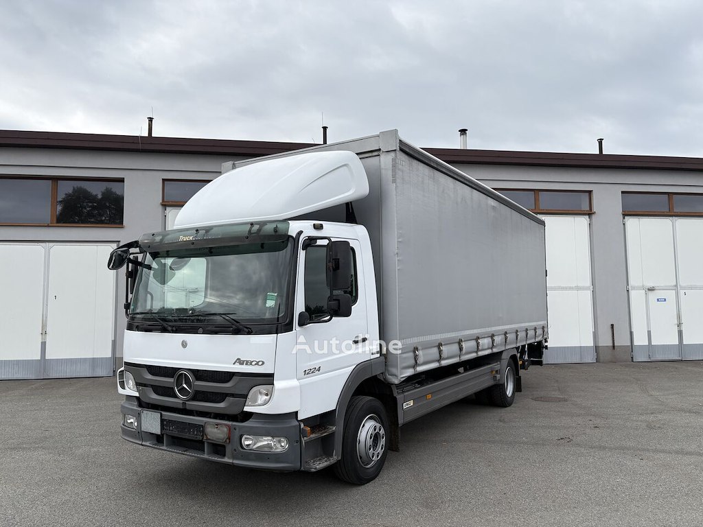 Mercedes-Benz Atego 1224, Manual, Klima, Firanka + Winda, DE auto kamion sa klizna zavesa cerada