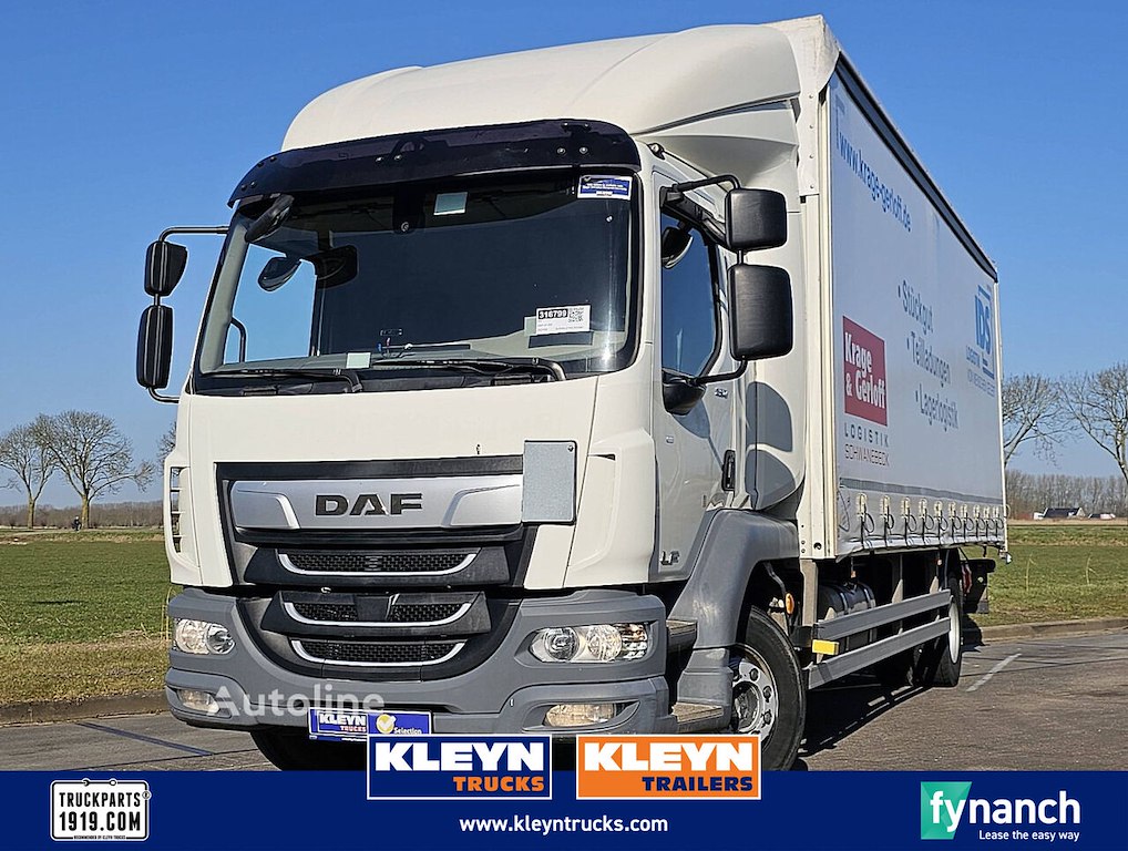 DAF LF 290 16T LIFT 167 TKM kamion sa klizna zavesa cerada