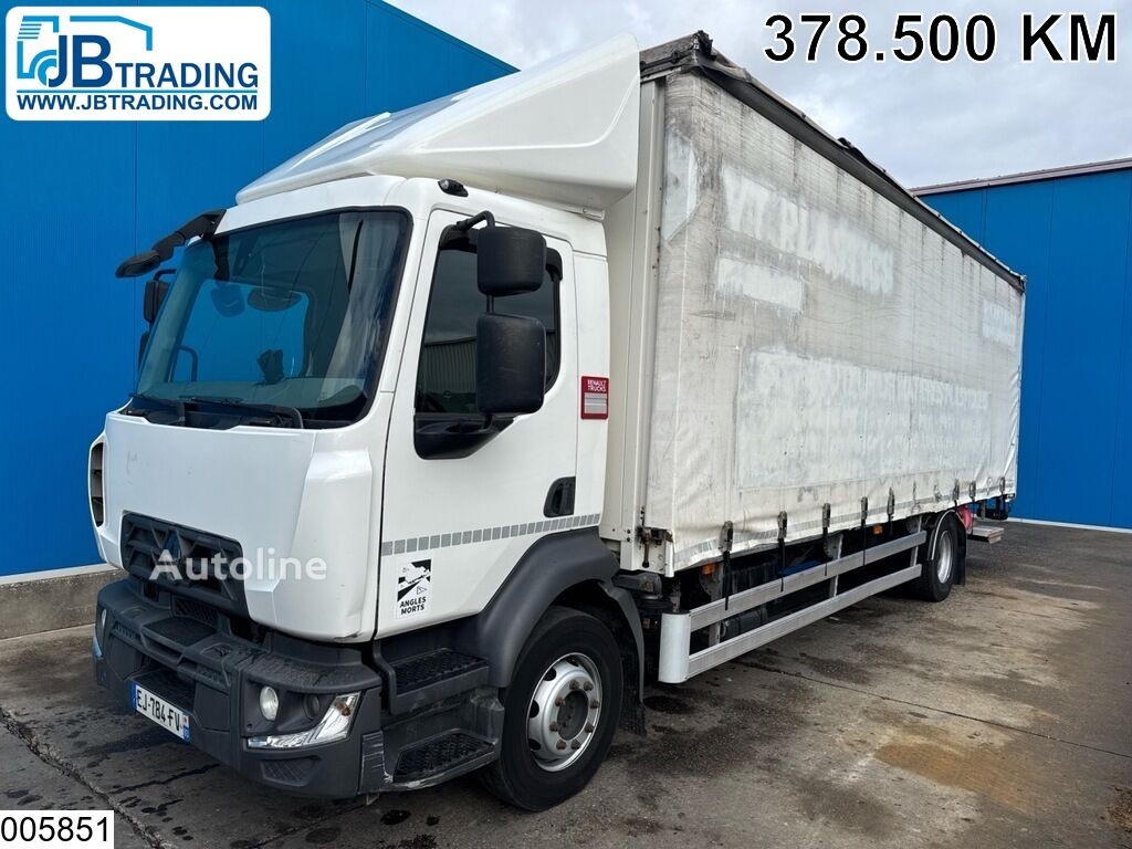 Renault D 16 210 EURO 6, Dhollandia kamion sa klizna zavesa cerada