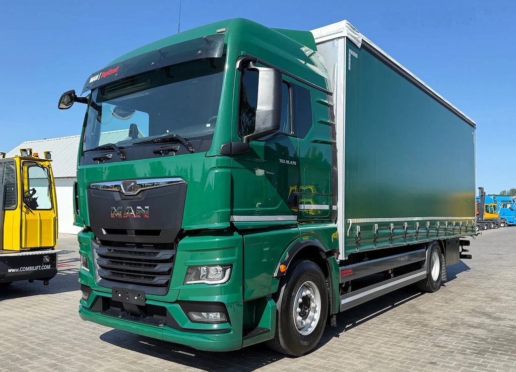 MAN TGX 18.470 - Curtain side kamion sa klizna zavesa cerada