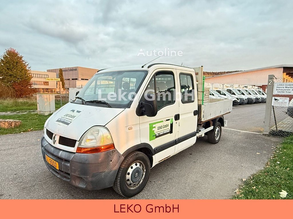 Renault Master 100 DCI Pritsche + Doka kamion s ravnom platformom < 3.5t