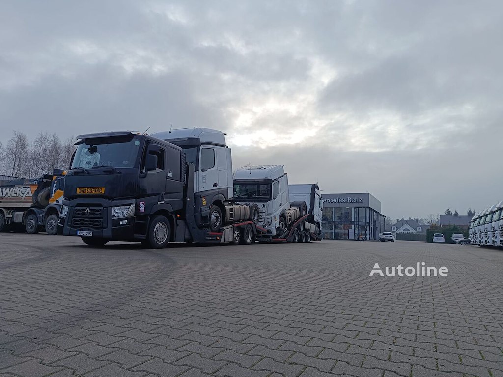 Renault T autotransporter + prikolica autotransportera