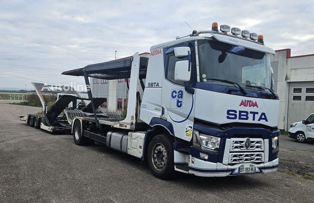 Renault T520 + Maxilohr autotransporter + prikolica autotransportera