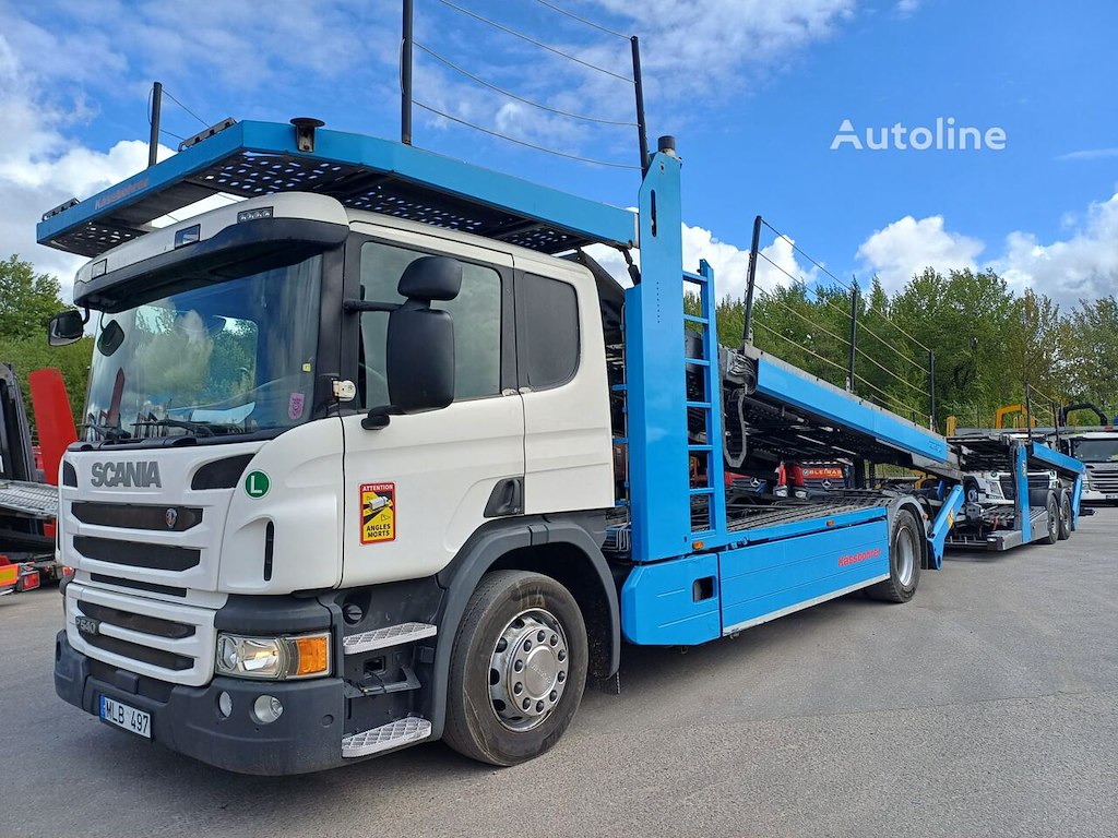 Scania Kassbohrer 2008 autotransporter + prikolica autotransportera