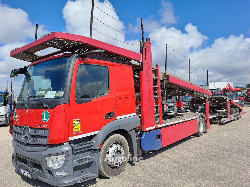 Mercedes-Benz Actros +Kassbohrer 2007 autotransporter + prikolica autotransportera