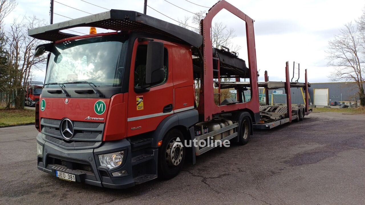 Mercedes-Benz Lohr 2007 autotransporter + prikolica autotransportera