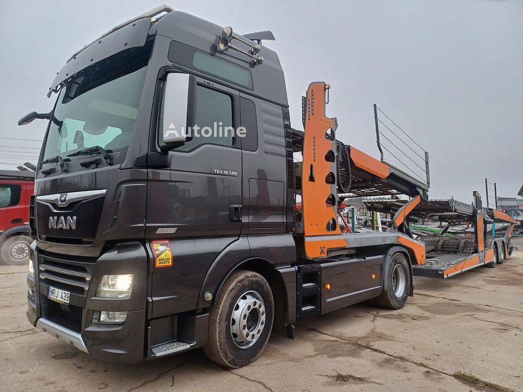 MAN Rolfo 2018 autotransporter + prikolica autotransportera