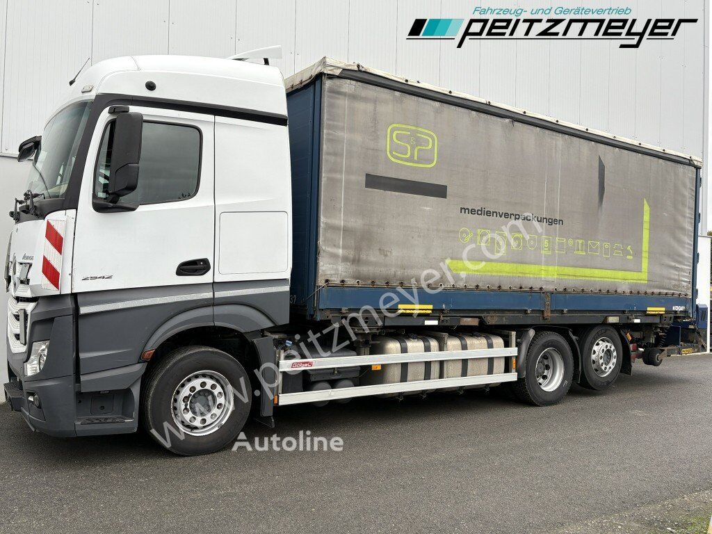 Mercedes-Benz Actros 2542 LL BDF Pritsche + Mitnahmestapler komplett kamion s ceradom