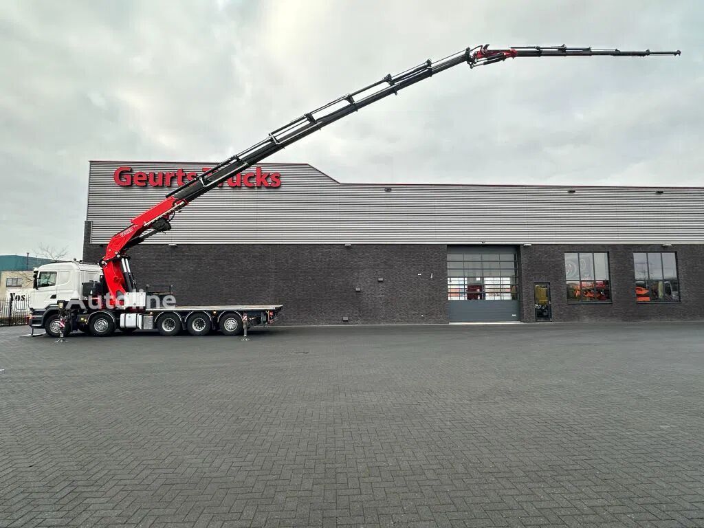 Scania R520 V8 10X4 TRIDEM + F1650RA.2.28 + JIB L816 KRAAN/KRAN/CRANE/G kamion platforma