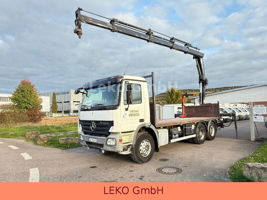 Mercedes-Benz Actros 2636-Plateau Hiab Krahn kamion platforma