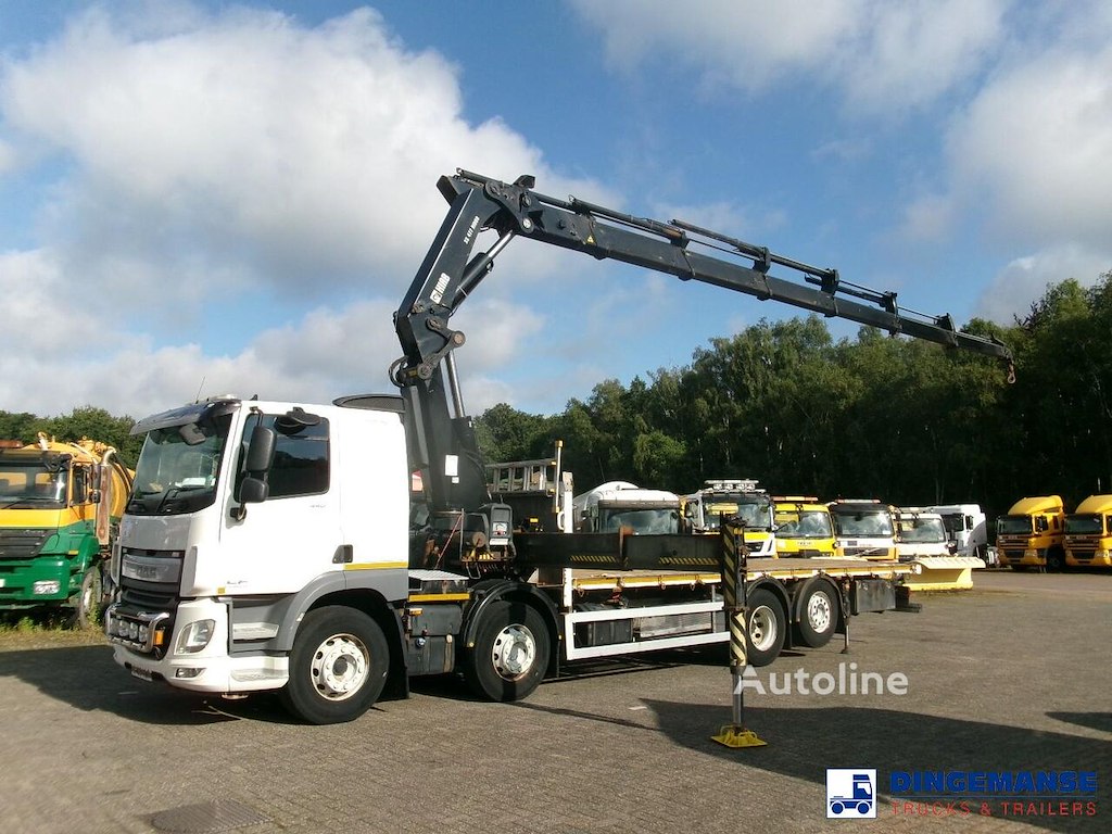 DAF D.A.F. CF 440 8x2 RHD + Hiab XS 477 E-6 HiDuo kamion platforma
