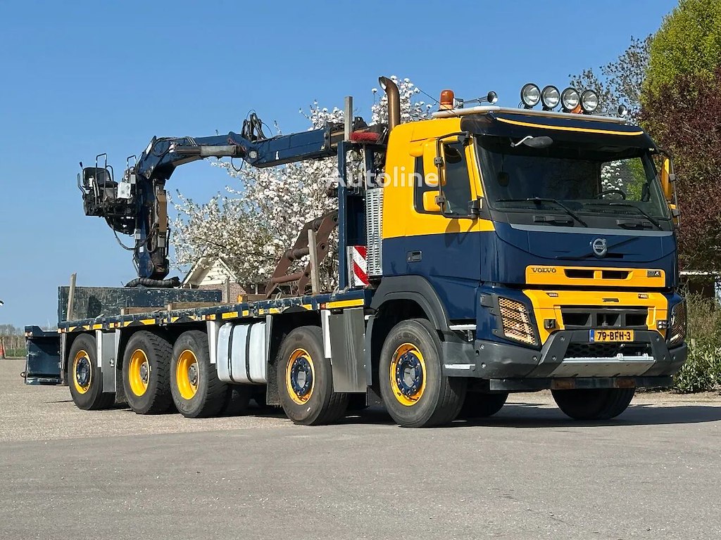 Volvo FM 400 !!RIJPLATEN AUTO!!10x4!!BESTUURBAAR VANAF DE KRAAN!! kamion platforma