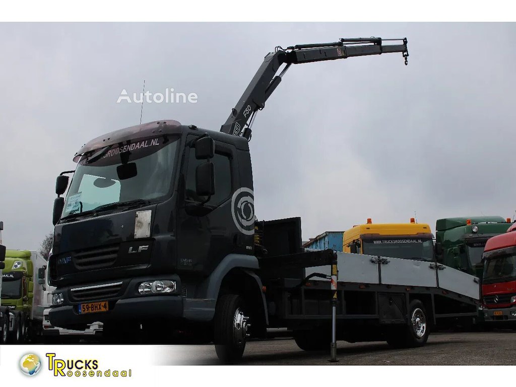 DAF LF 45.180 + FASSI F50 + 7.5T šlep auto