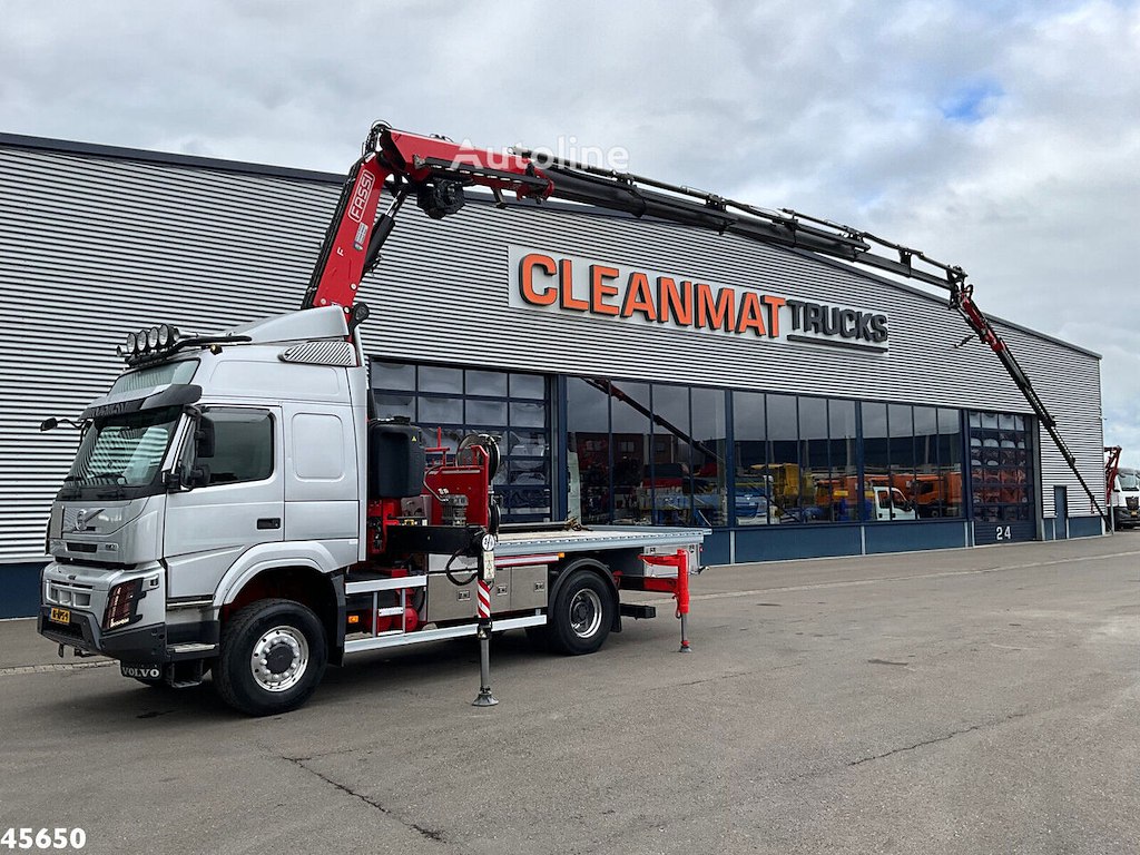 Volvo FMX 500 4x4 Fassi 31 Tonmeter laadkraan + Fly-Jib! šlep auto