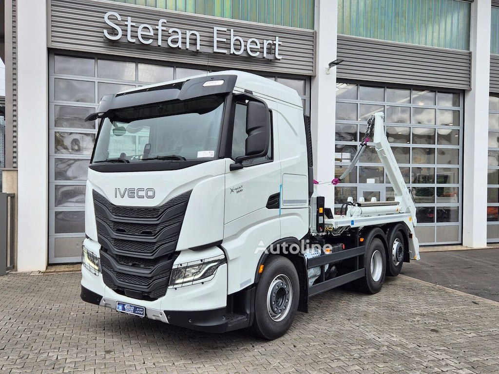 IVECO AS280X50Y/PS ON Meiller AK 16. T Funk AHK kamion autopodizač kontejnera