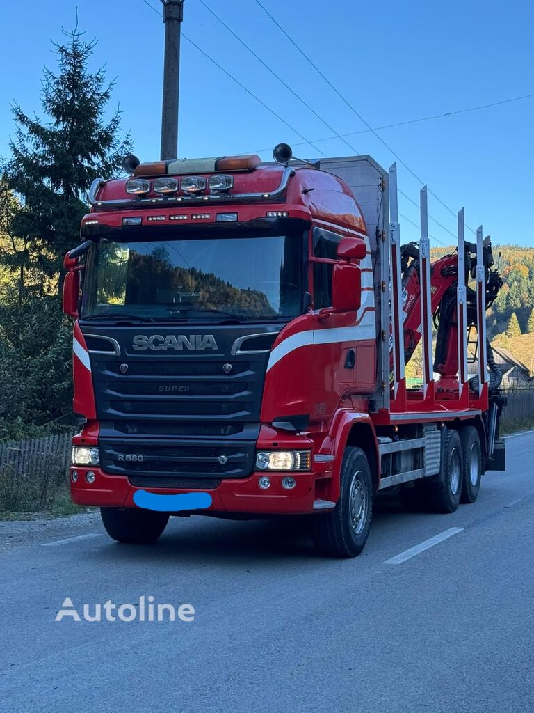 Scania R580 kamion za prevoz drva