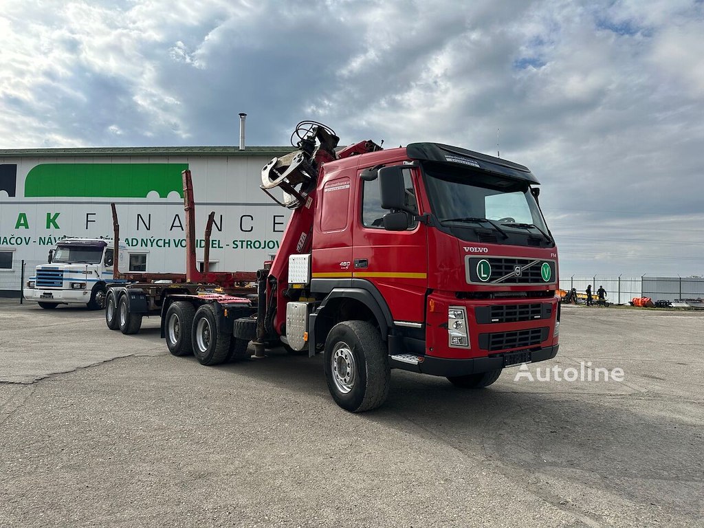 Volvo FM 460 vin 856+046 kamion za prevoz drva + šumarska prikolica