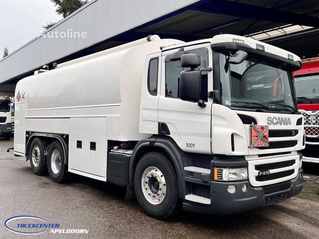 Scania P410 18500 Liter ADR, Euro 6, Retarder, Steering axle, 6x2 autocisterna