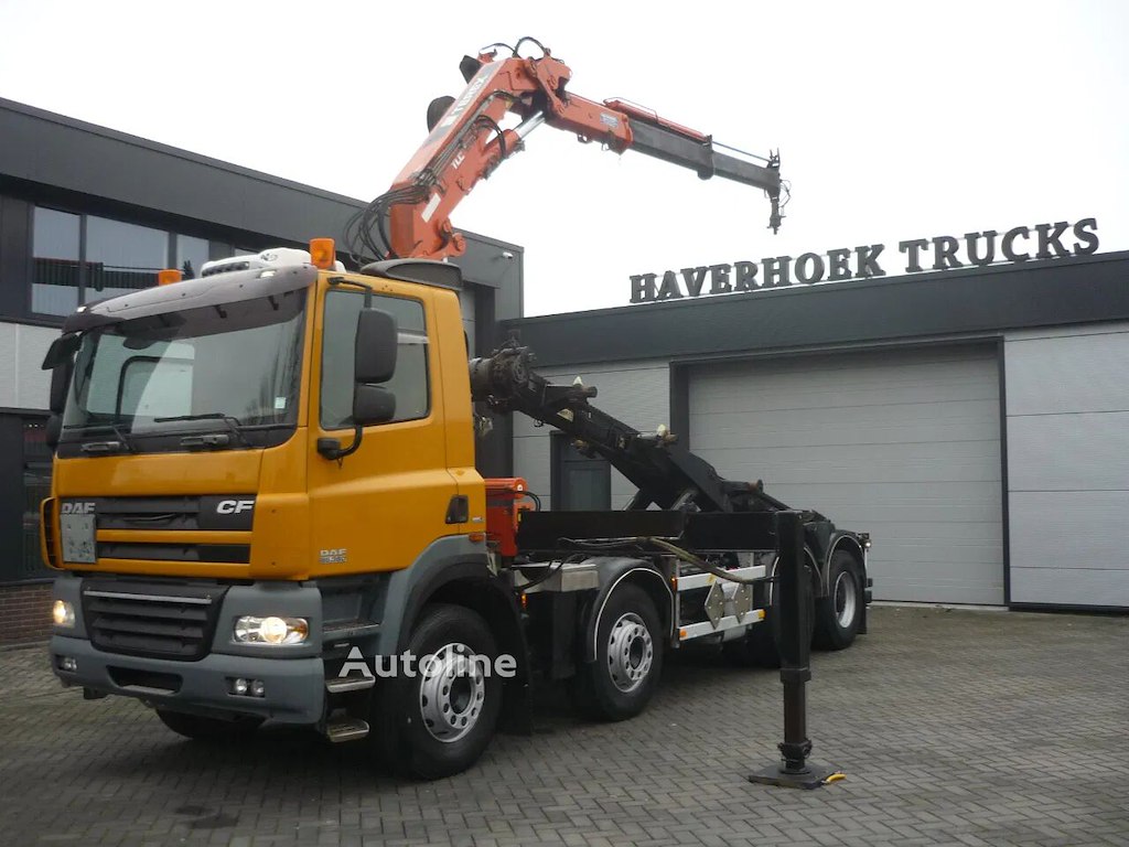 DAF CF 360 CF 360 8x4 Chain lift and Atlas 240.22 *** ADR certificat vozilo za prevoz kontejnera