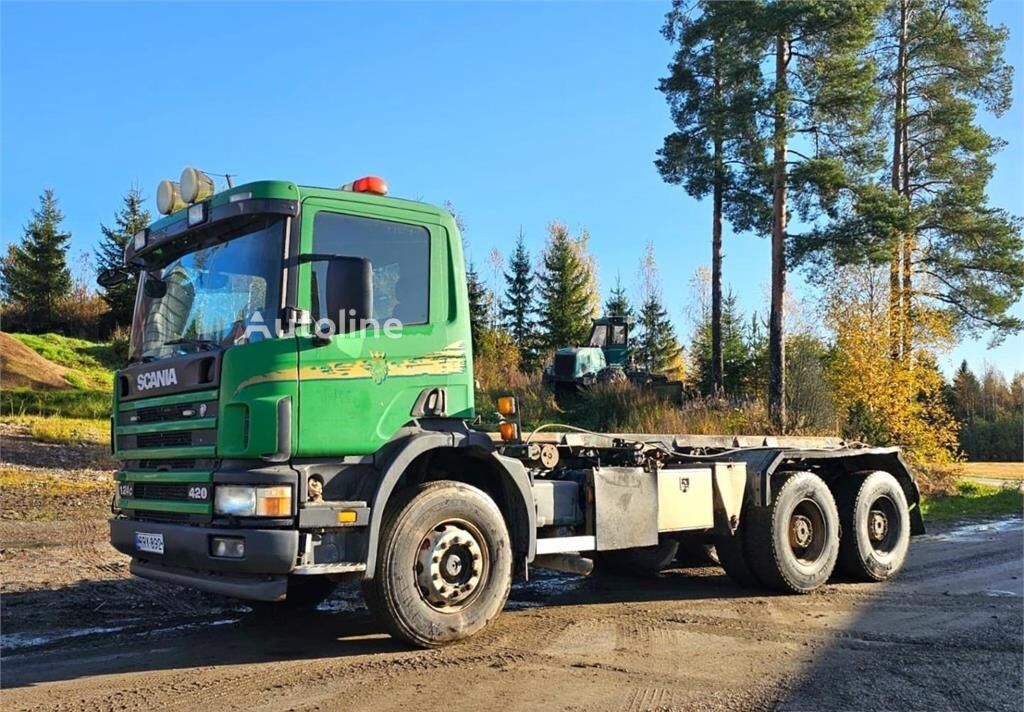 Scania 124C kamion sa kukom za podizanje tereta
