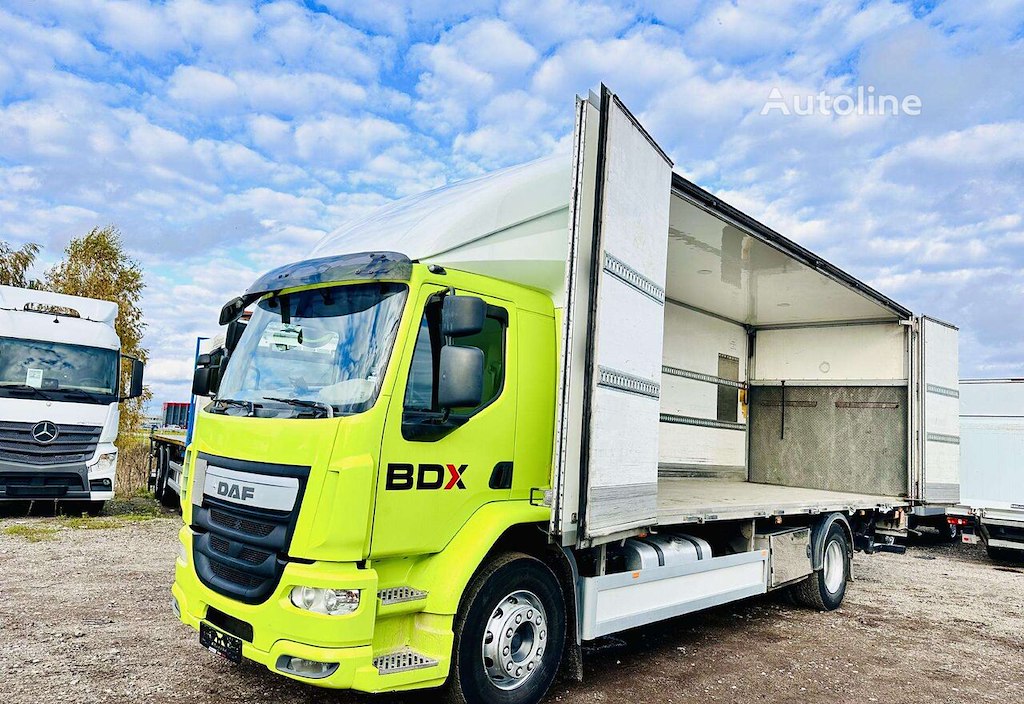 DAF LF 290 18T su atidaromu sonu ir liftu izotermni kamion