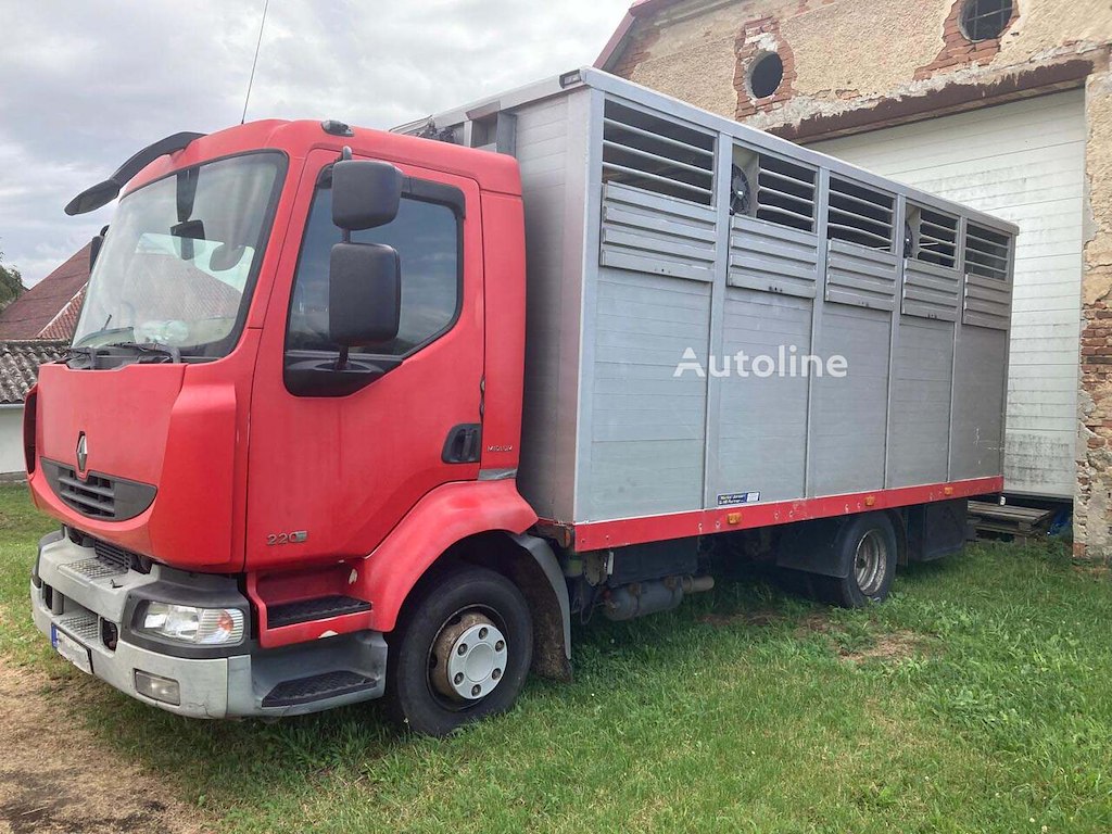 Renault MIDLUM 220.12 kamion za prevoz stoke
